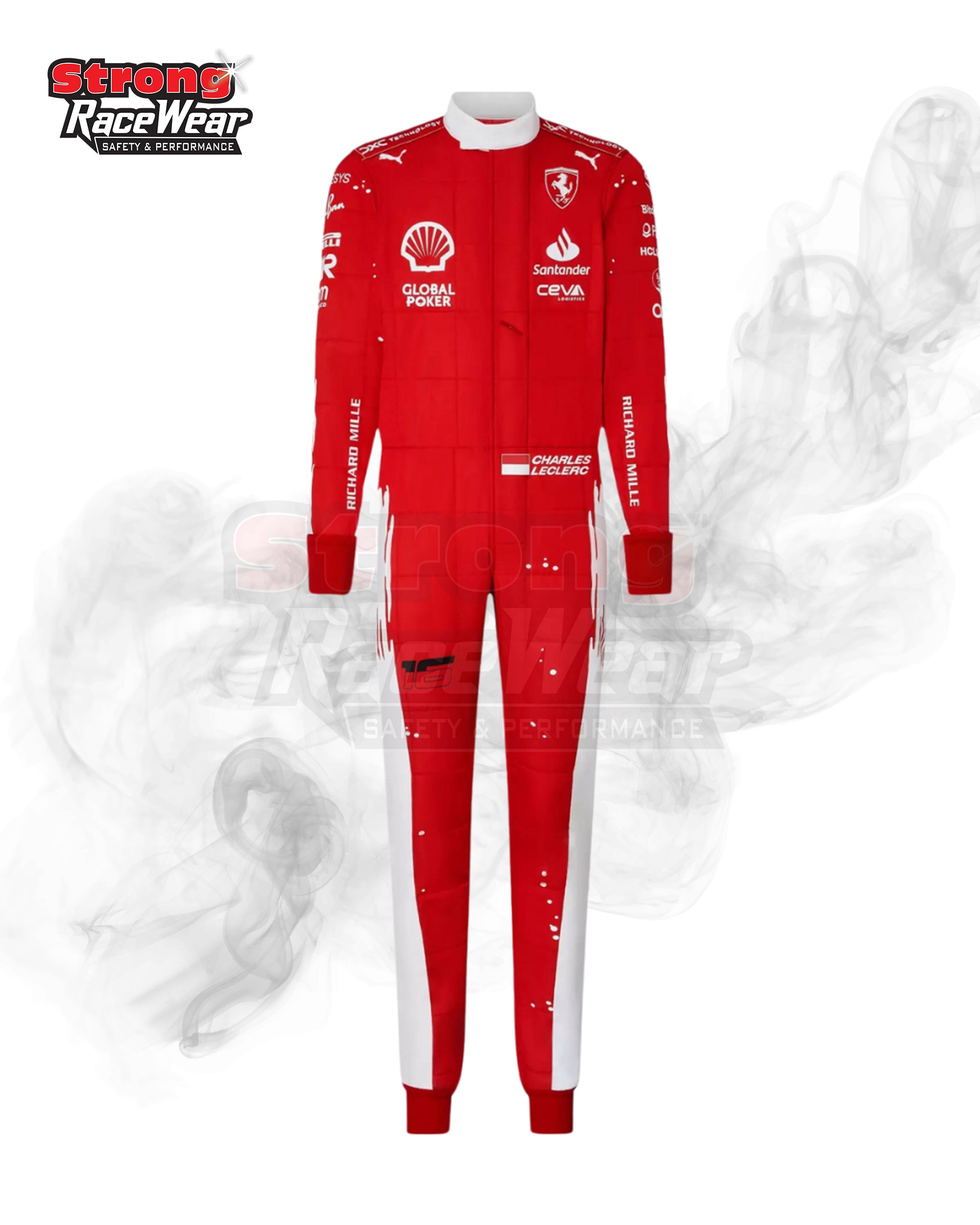 Scuderia Ferrari Race Suit Charles Leclerc Carlos Sainz Jr 2023 Las Ve
